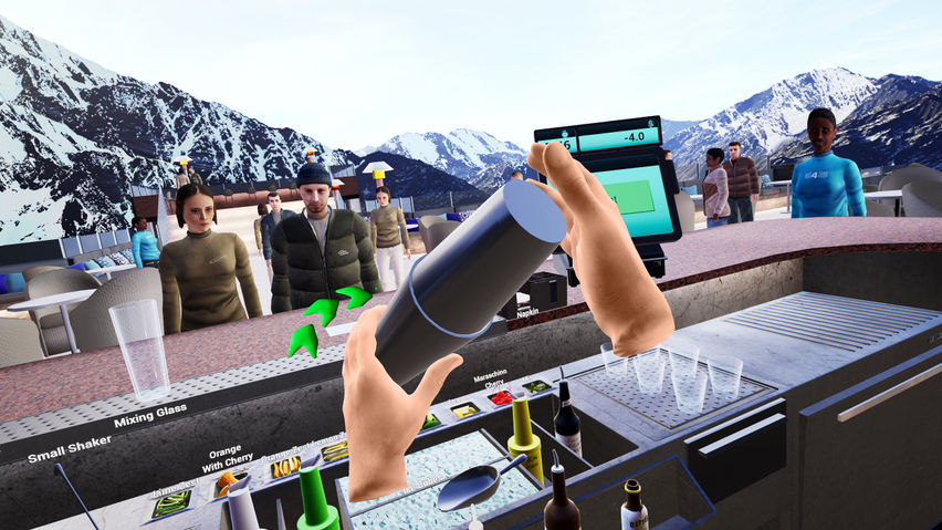 BARTENDER VR SIMULATOR | Meta Quest Game