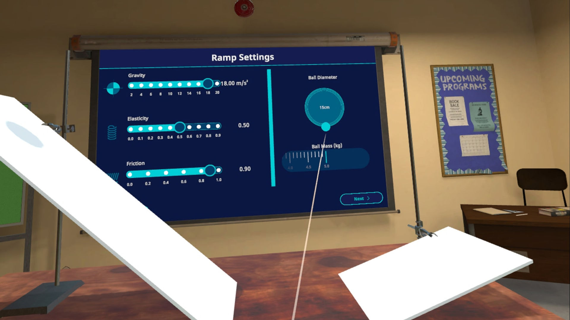 Physics Lab: Projectile Motion | Meta Quest Game